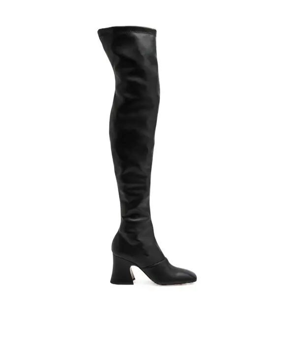 Chloé Janis Leather Over-the-knee Boots - Black