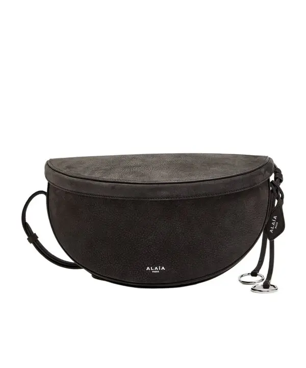 Alaïa East West Grained Nubuck Cross-body Bag