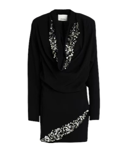 Isabel Marant Étoile Sequined Long-sleeved Dress