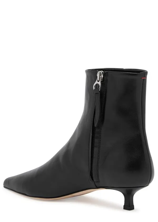 AeydĒ Sofie Leather Ankle Boots