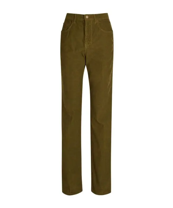 Saint Laurent Clyde Bootcut Corduroy Trousers