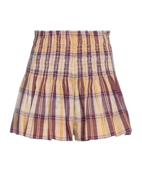 Isabel Marant Étoile Plaid Gathered Skirt