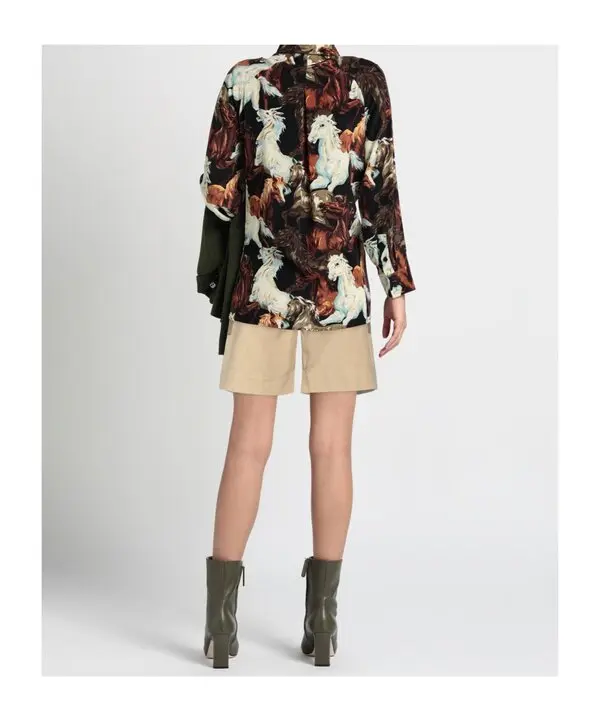 Isabel Marant Étoile Patchwork High-waisted Shorts