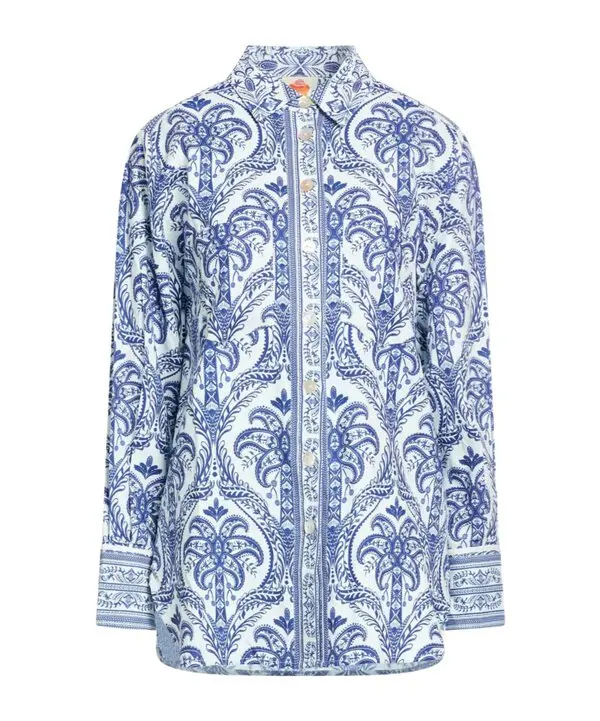 Farm Rio Paisley-print Long-sleeve Shirt