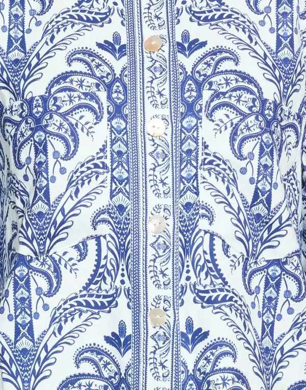 Farm Rio Paisley-print Long-sleeve Shirt