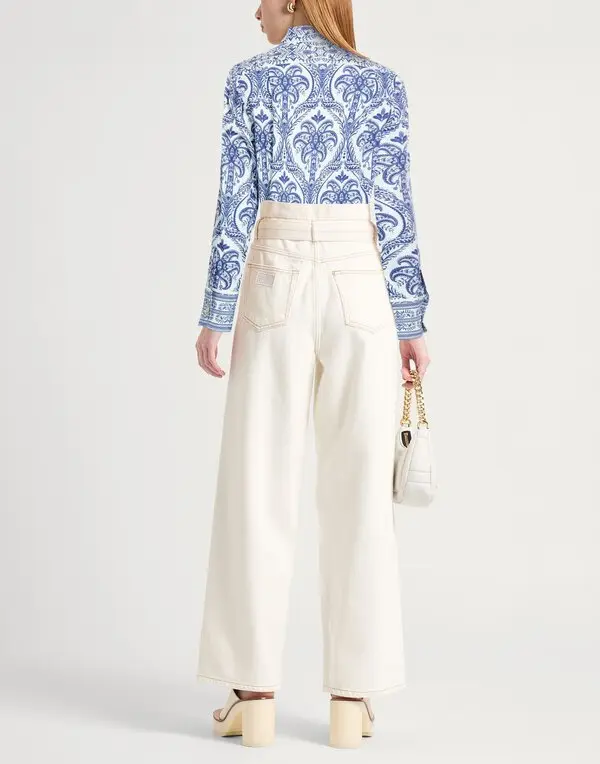 Farm Rio Paisley-print Long-sleeve Shirt