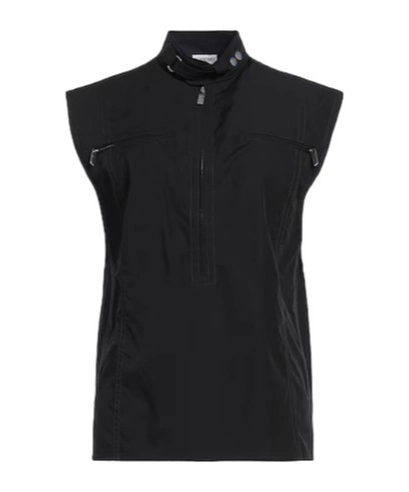 Burberry Sleeveless Mandarin Collar Top