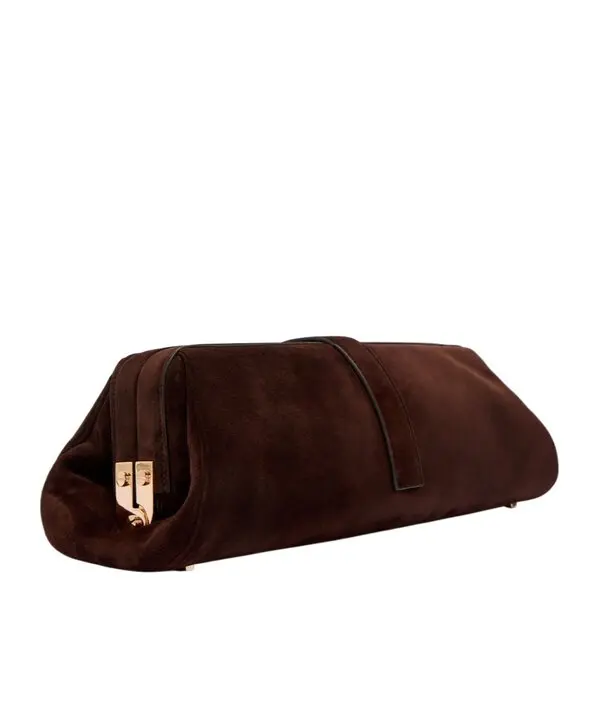 Gabriela Hearst Suede Clutch