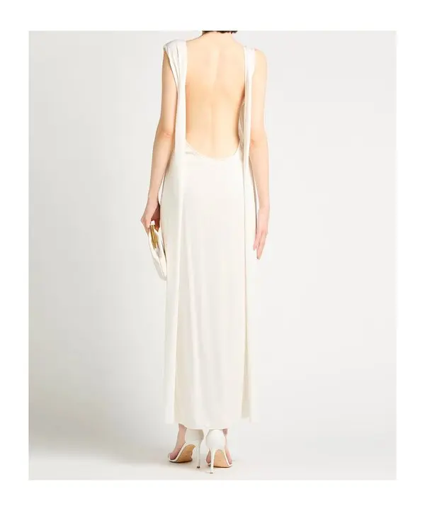 Jacquemus Long Sleeveless Backless Dress