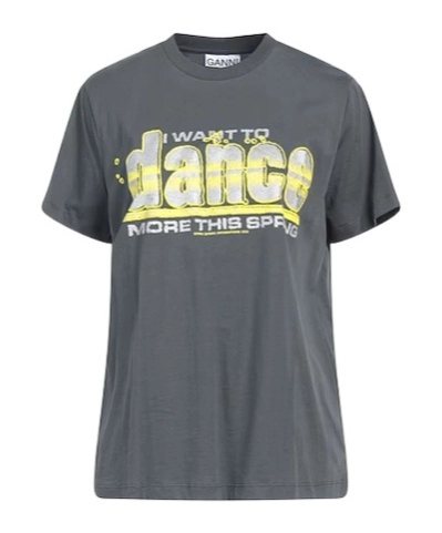 GANNI Jersey Printed T-shirt