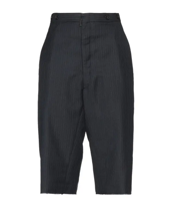 MAISON MARGIELA Pinstriped Flannel Culottes - Black