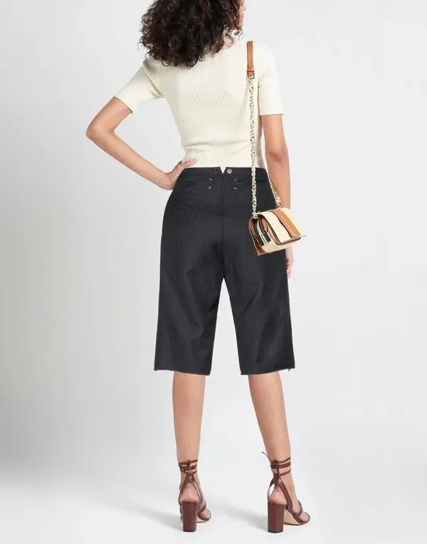 MAISON MARGIELA Pinstriped Flannel Culottes