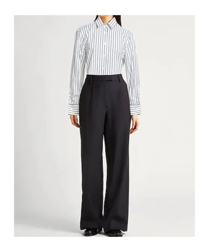 Brunello Cucinelli Striped Classic Collar Shirt