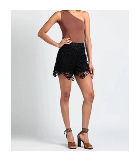 Burberry Lace Pattern High Waisted Shorts