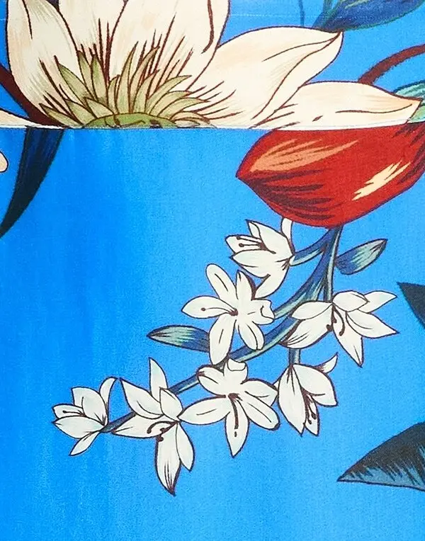Farm Rio Floral Midi Skirt