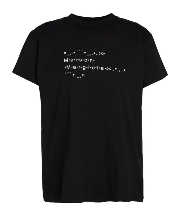 MAISON MARGIELA Logo-print T-shirt - Black
