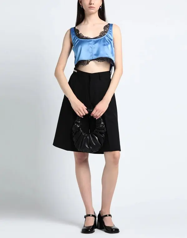 GANNI Crewneck Crop Top
