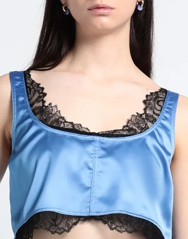 GANNI Crewneck Crop Top
