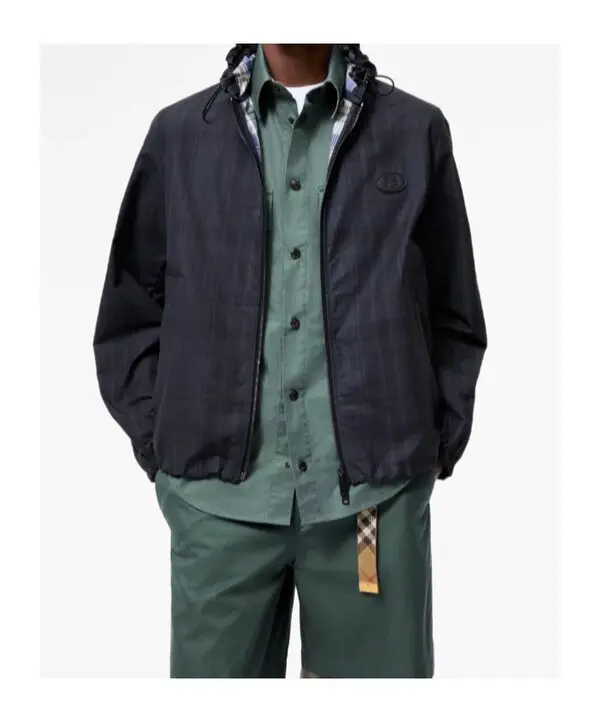 Burberry Check Cotton Newport Hooded Jacket