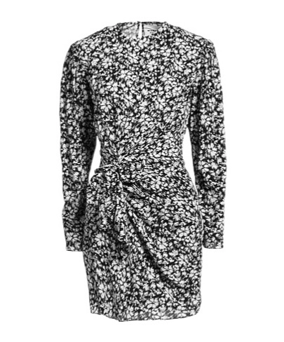 Isabel Marant Étoile Printed Crepe Draped Dress