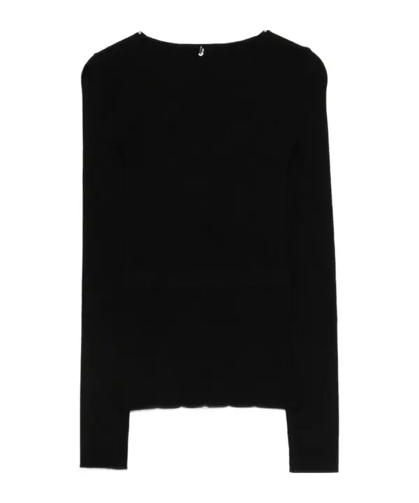 Liu Jo Embellished Long Sleeve Knit Top
