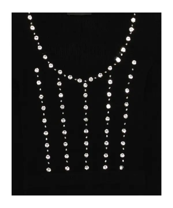 Liu Jo Embellished Long Sleeve Knit Top