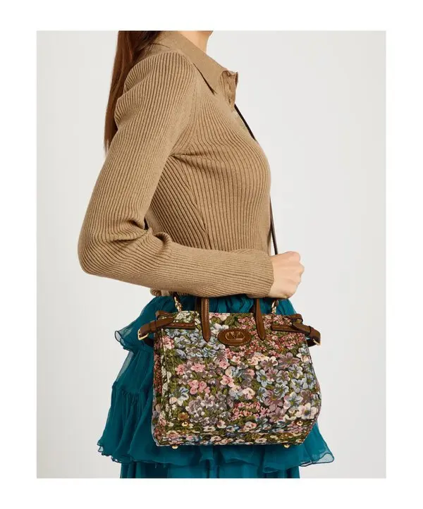 Valentino Garavani Antibes Small Floral-jacquard Tote Bag