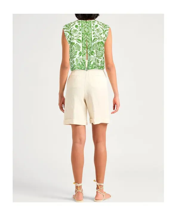 Farm Rio Sleeveless Printed Top