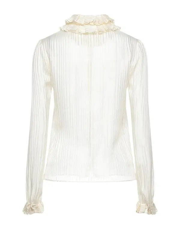 Saint Laurent Striped Jacquard Satin Shirt