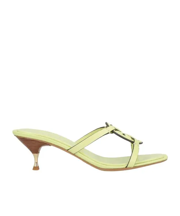 Tory Burch Snake Print Leather Sandals