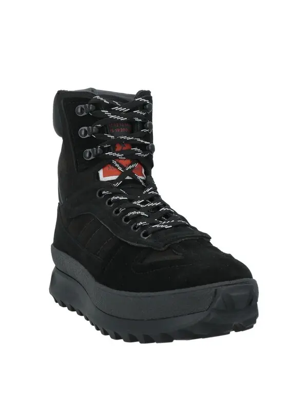 MAISON MARGIELA Leather & Technical Fabric Hiking Boots