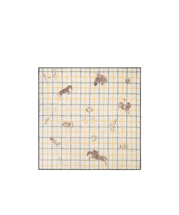Loro Piana Horsey Foulard 60 X 60