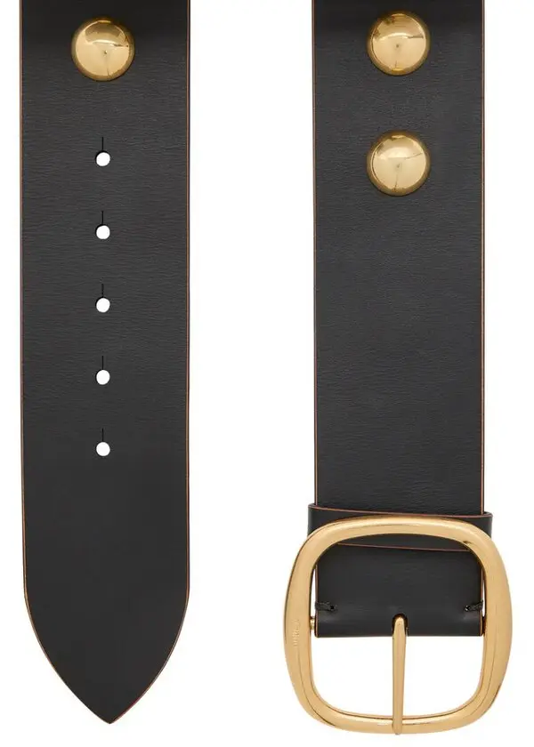 Chloé The Midnight Stud-embellished Leather Belt