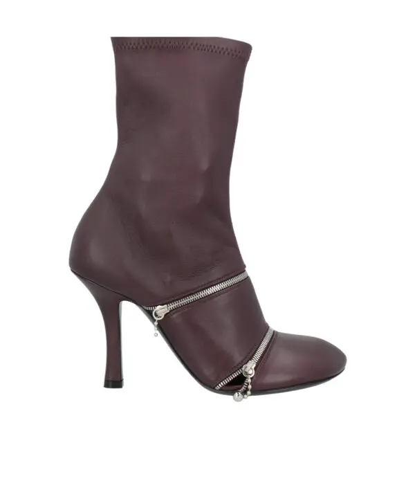 Burberry Leather Sock Ankle Boots
