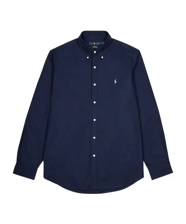 Polo Ralph Lauren Custom Cotton-poplin Shirt - Black