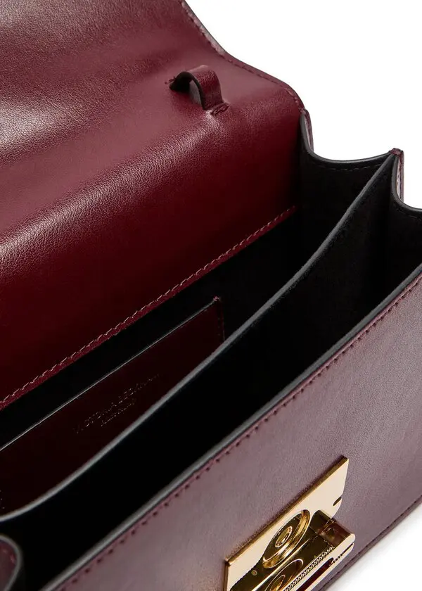 Victoria Beckham Dorian Mini Grained-leather Top Handle Bag