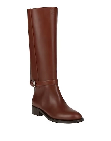 Burberry Knee High Boots With Buckle Detail