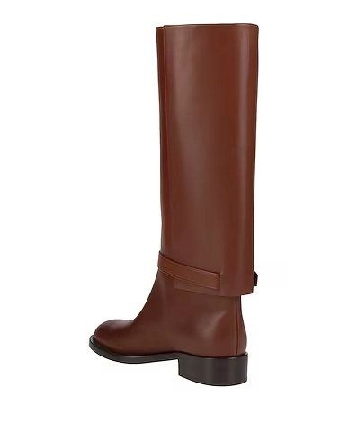 Burberry Knee High Boots With Buckle Detail