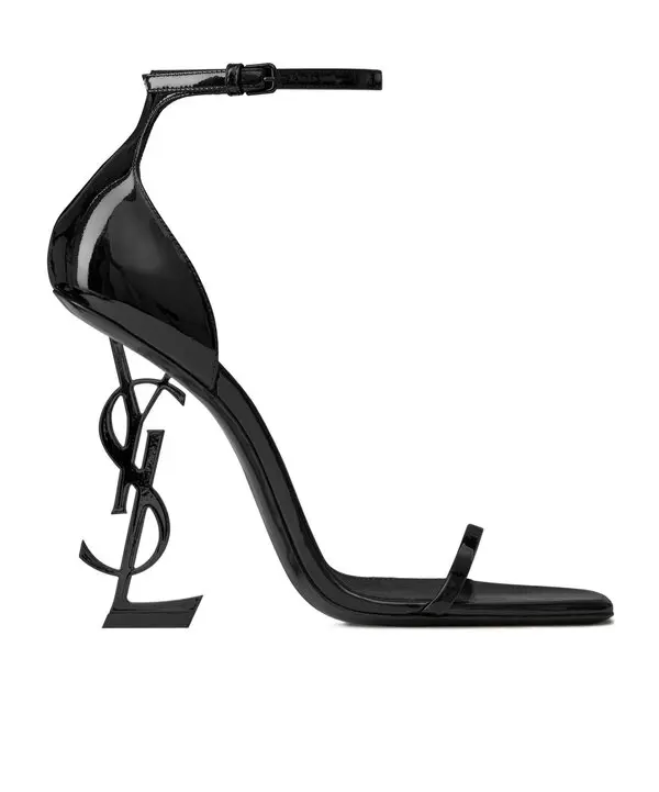 Saint Laurent Opyum 110mm Patent Leather Sandals