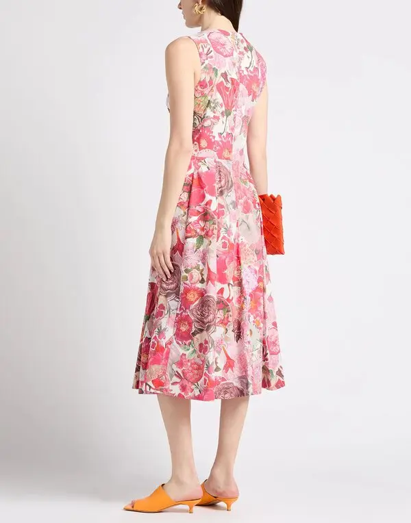Marni Sleeveless V-neck Floral Dress