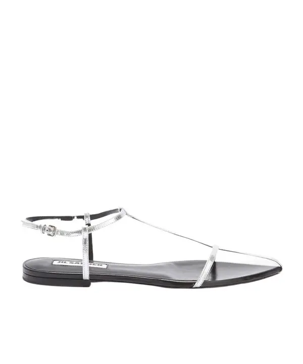 JIL SANDER Pointed-toe Caged Sandals