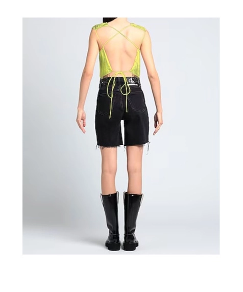 GANNI Sleeveless Beaded Crop Top