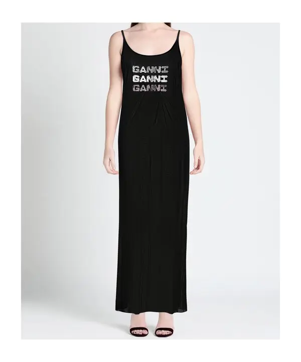 GANNI Logo Dress