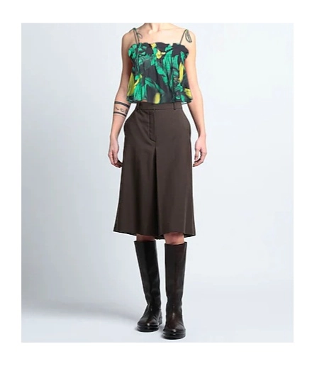 GANNI Sleeveless Floral Print Top With Deep Neckline