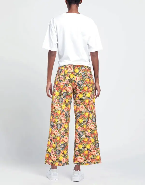 Marni Floral Print Denim Straight-leg Pants