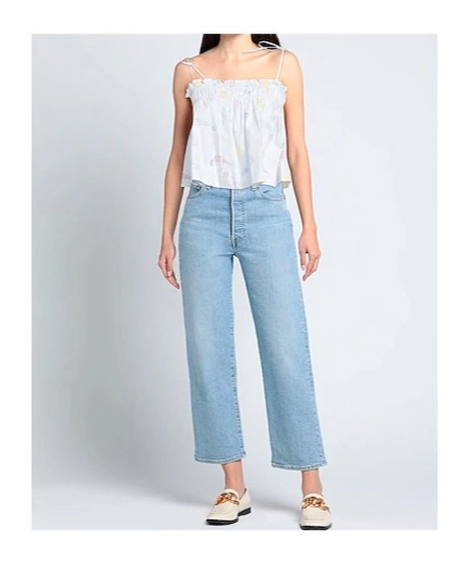 GANNI Sleeveless Printed Camisole