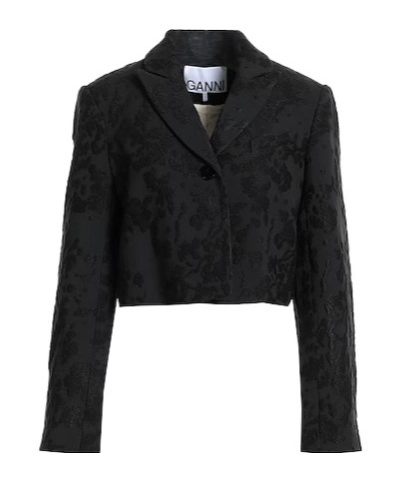 GANNI Simple Single-breasted Suit Jacket