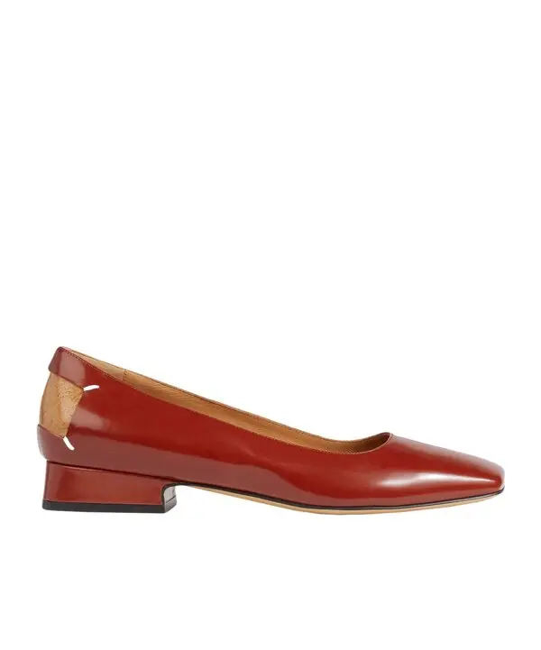 MAISON MARGIELA Minimalist Patent Leather Ballet Flats
