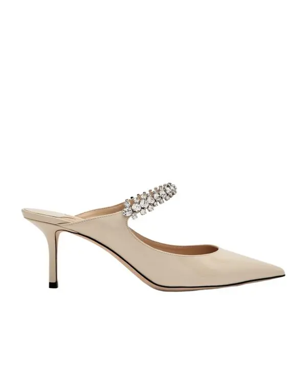 JIMMY CHOO Bing 65 Patent Leather Mules