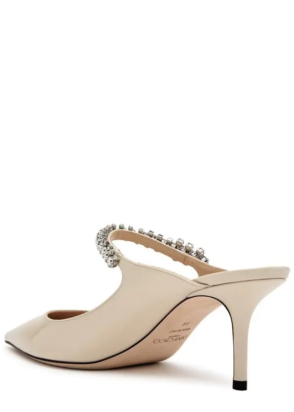 JIMMY CHOO Bing 65 Patent Leather Mules